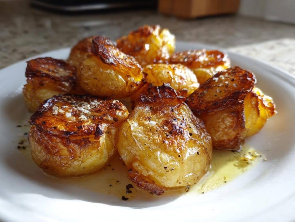 Pommes de terre écrasées croustillantes - Recettes Authenitiques